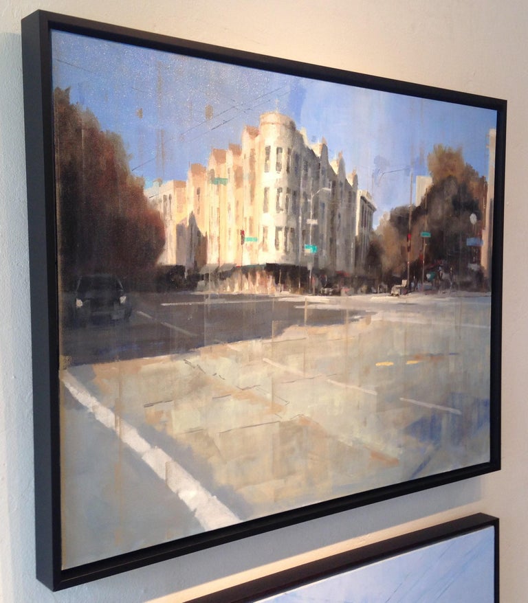 Carole Rafferty - North Beach, Art Deco cityscape of San Francisco, oil ...