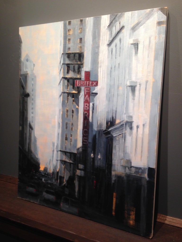 Carole Rafferty - Geary Street, Art Deco cityscape of San Francisco ...