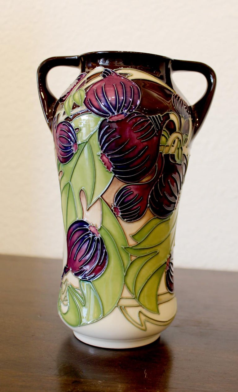 Moorcroft - Fig Vase For Sale at 1stDibs
