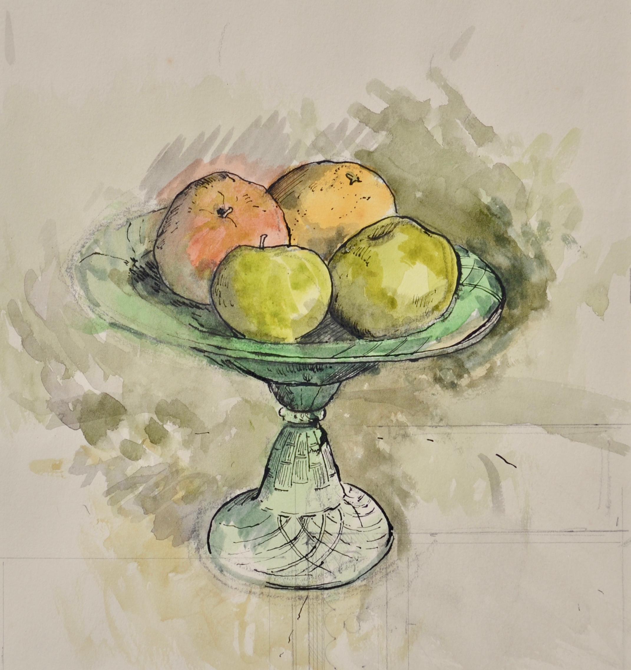 John Sergeant - Waterloo Crescent, Dover - 20th Century British chalk ...