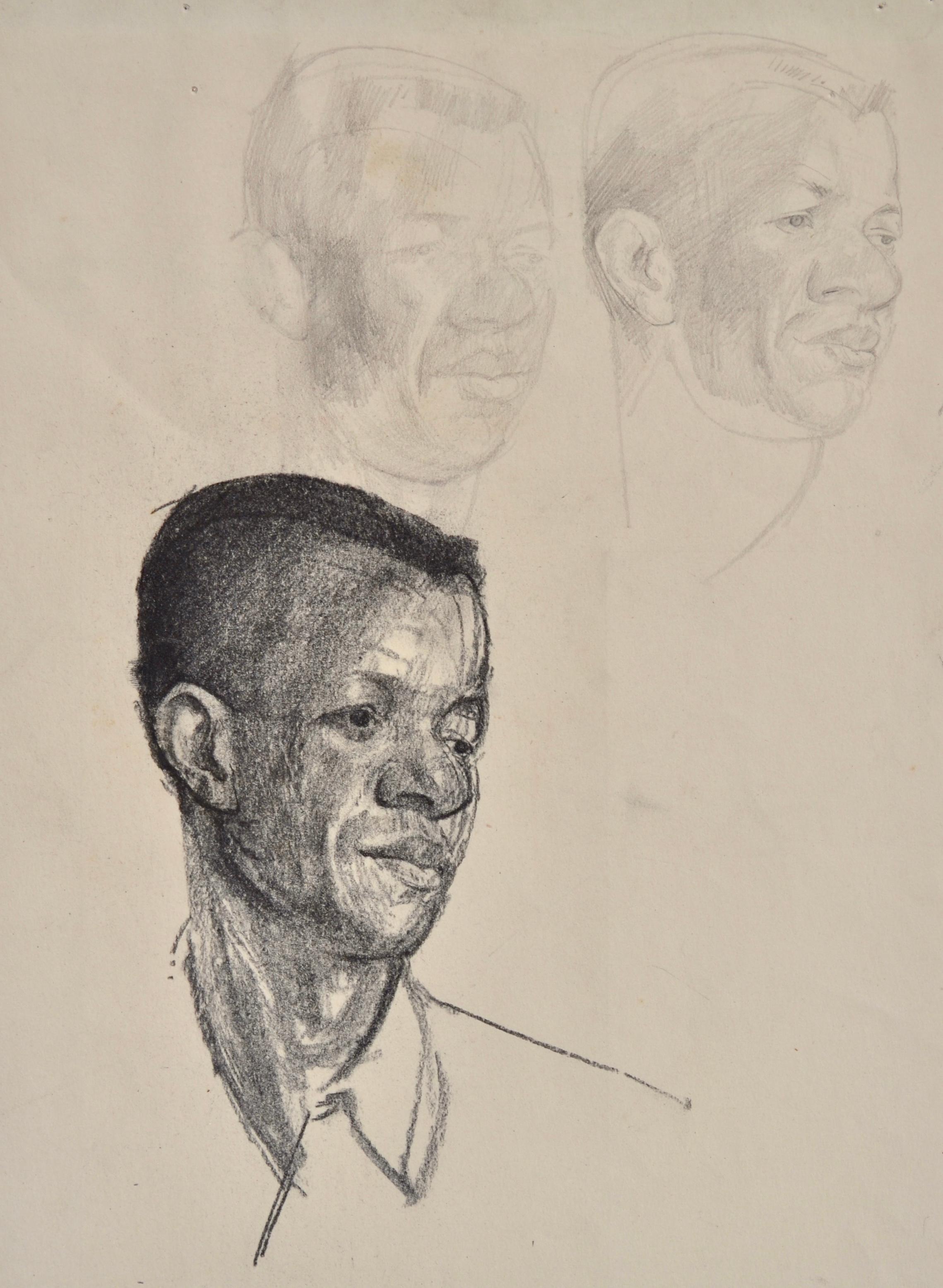 John Sergeant - Sleeping - 20th Century British pen and ink drawing by ...