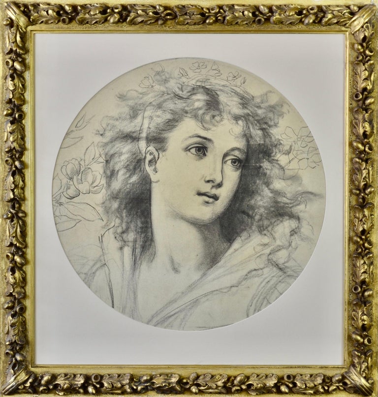 Herbert Wilson Foster - Spring - Chalk design drawing for a Minton ...