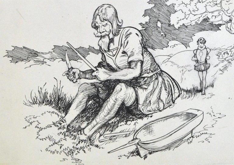 Frank Watkins - Original 1920s British Pen and ink Children's book ...