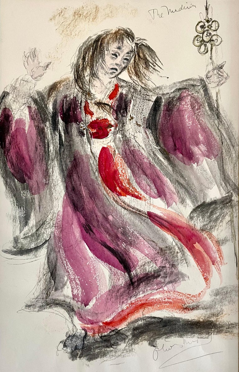 Oliver Messel - Rashomon - A 1950 costume design for the New York ...