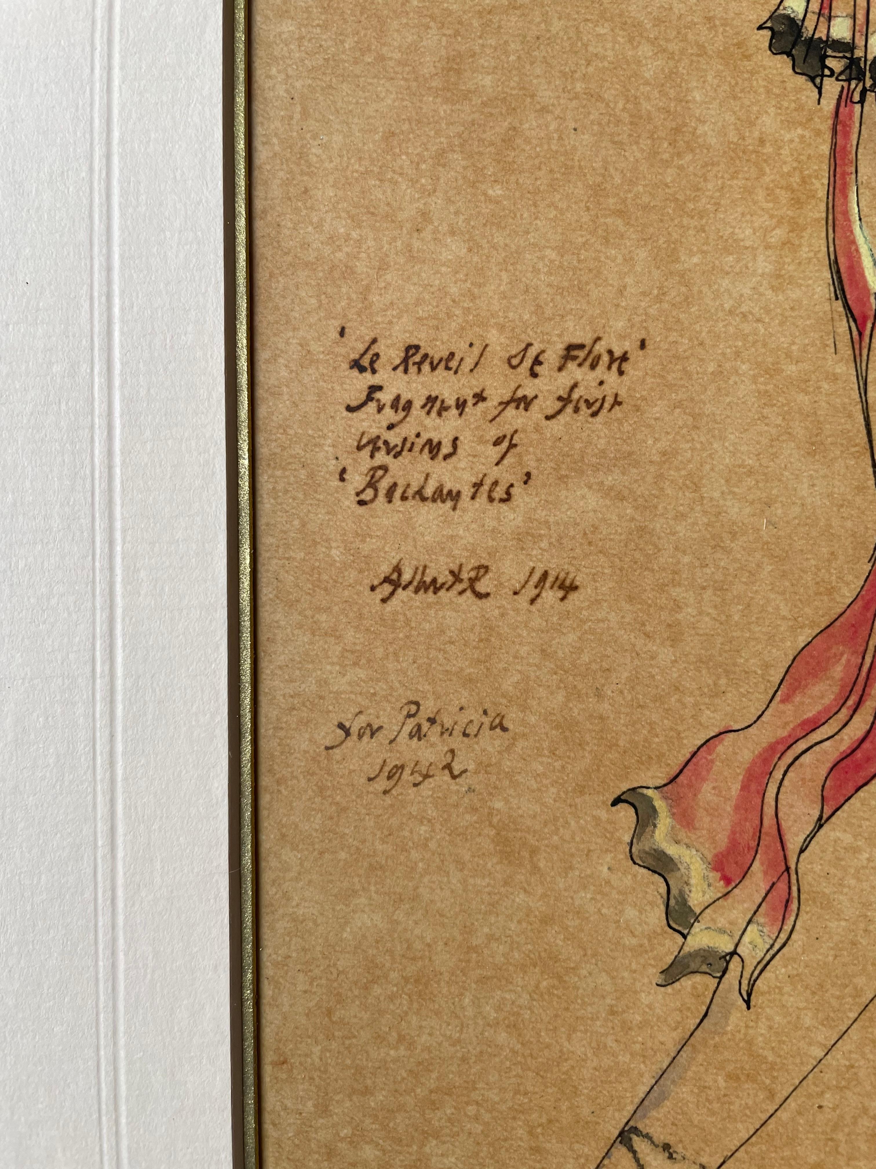 Albert Rutherston, RWS - Albert Rutherston - 1914 Ballet Costume Design ...