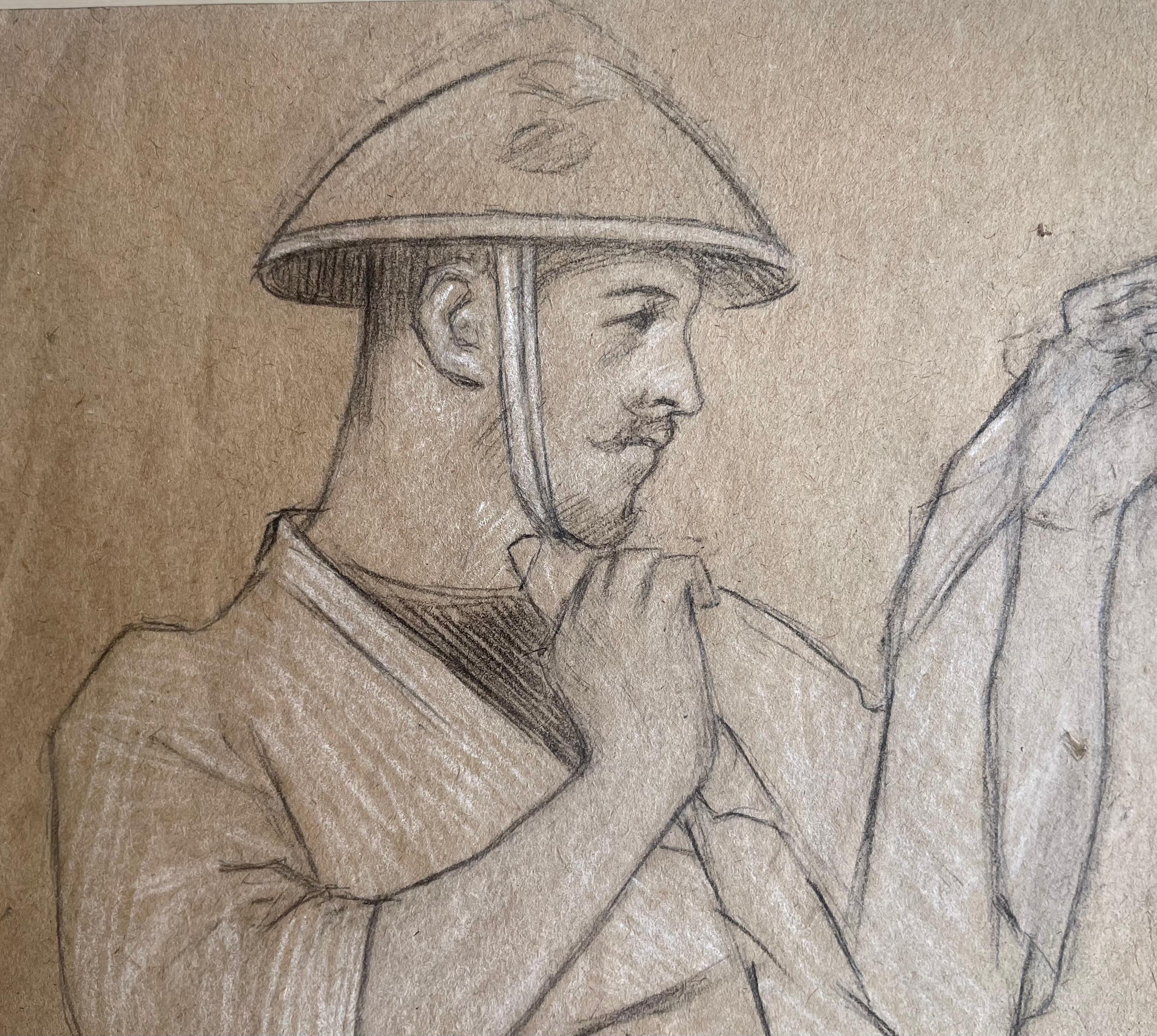 Sir William Rothenstein - Sir William Rothenstein - Man in a Japanese ...