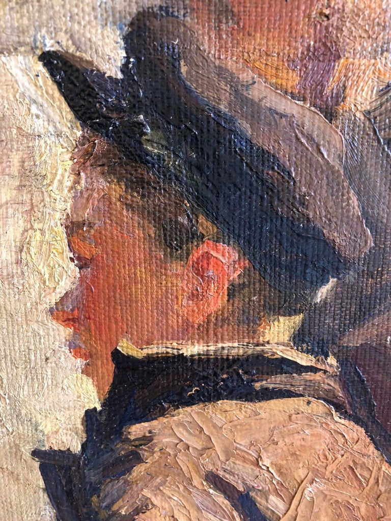 M. Suzdalev - 1949 Original Oil Figurative Russian Impressionism Soviet ...