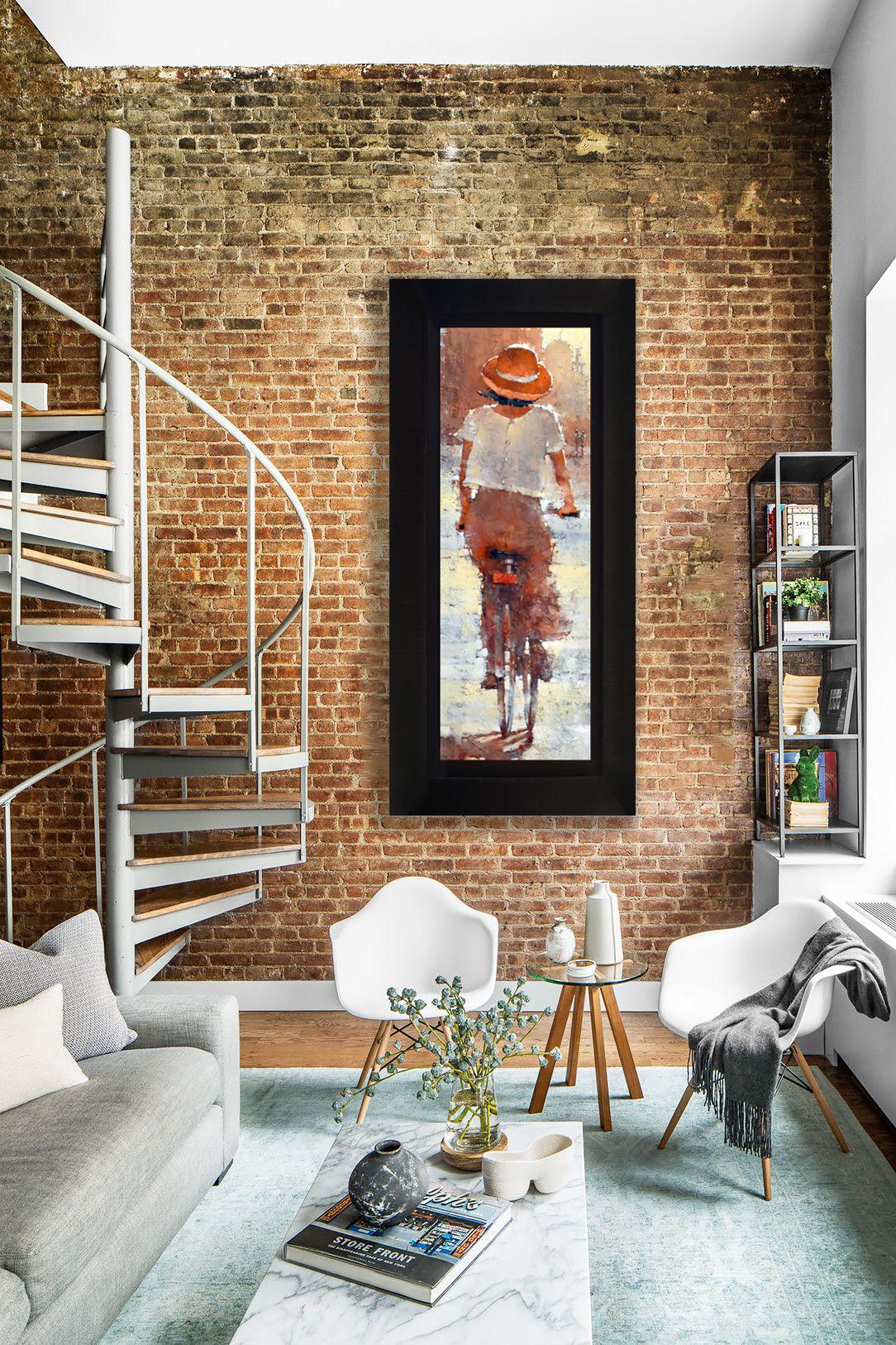 Andre Kohn - Andre Kohn. "The Day Off. Milan" series #2. Parisian style Impressionist Oil. at ...