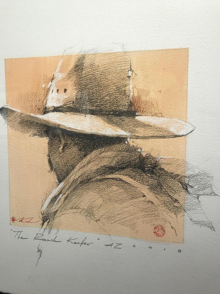 Andre Kohn - Andre Kohn. "The Ranch Keeper" Original Western pencil ...