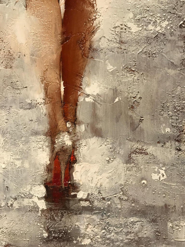 Andre Kohn - Andre Kohn. "The Modern Royal Couple" Impressionist, Figurative Oil Painting. at ...