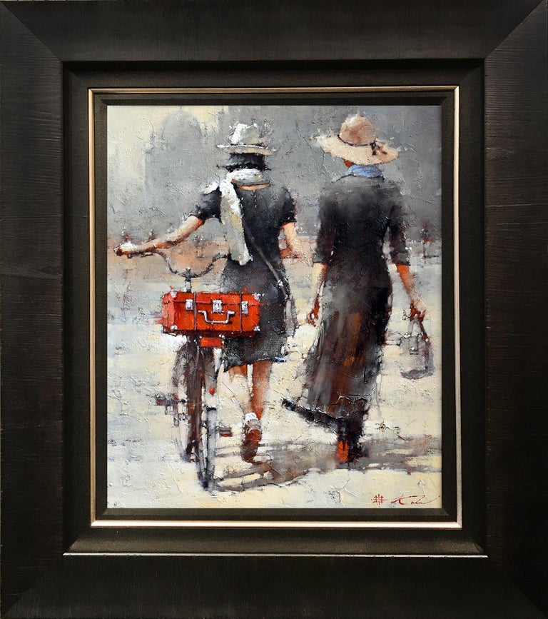 Andre Kohn - Andre Kohn. "Sisters, series #11" Original Modern ...