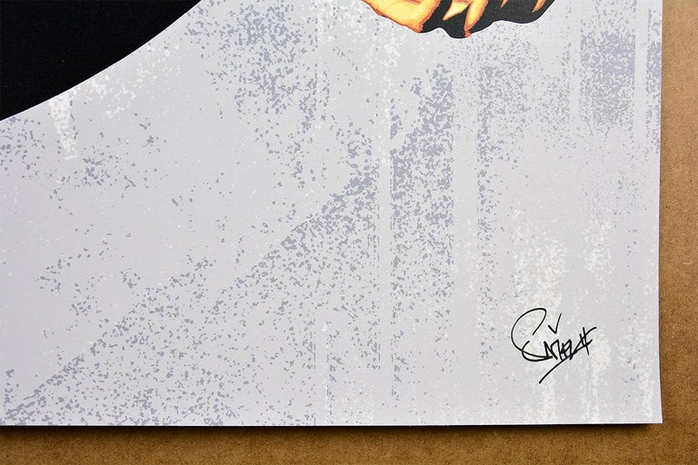 Snik - SNIK: Fading Glow (Washed). Limited edition screen print. Street ...