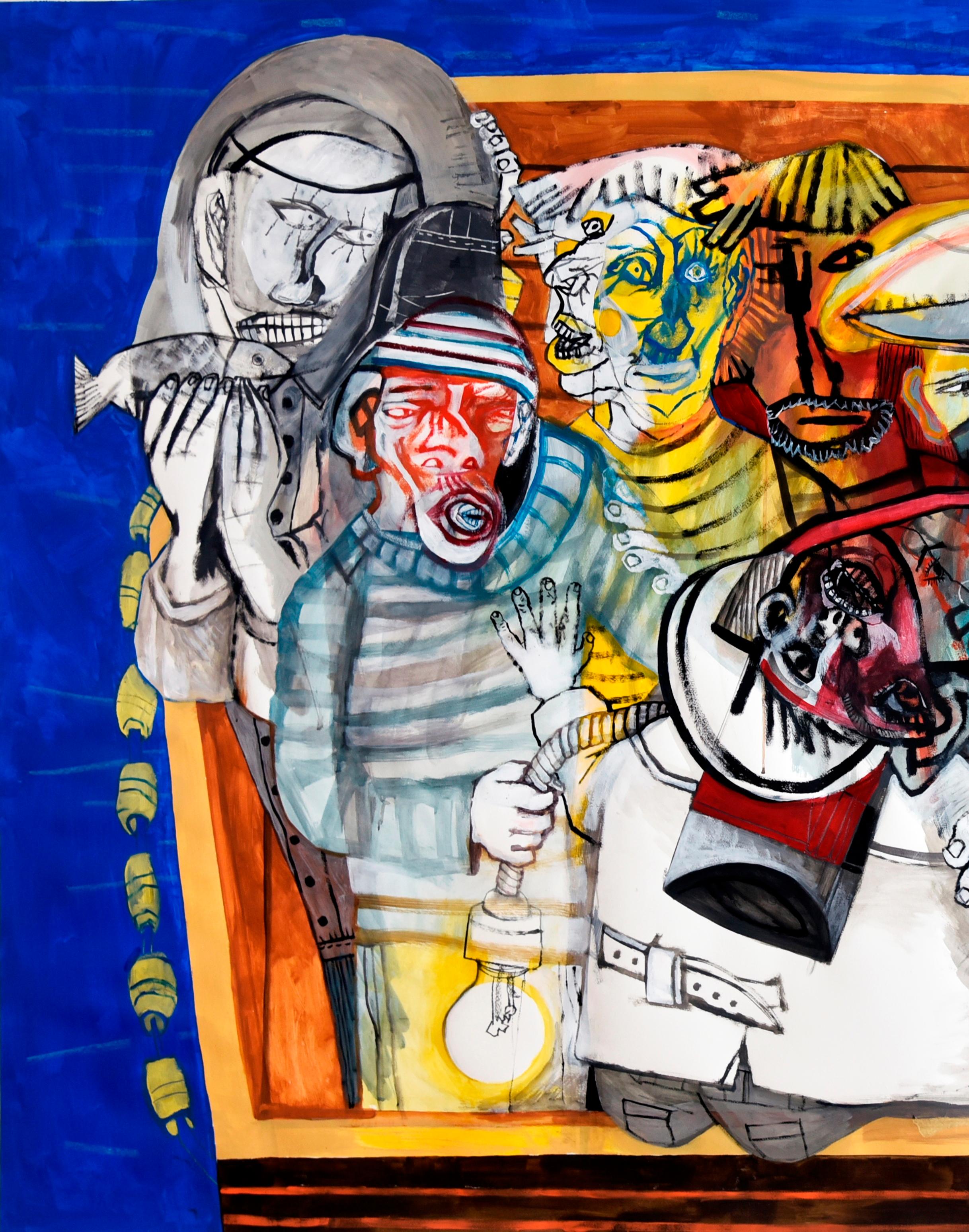 Sergio Moscona - The sardine fishing - Sergio Moscona, 21st Century ...