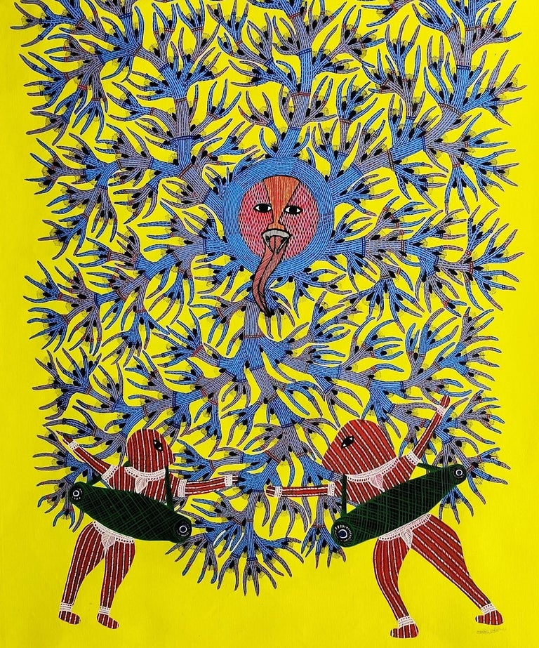Ram Singh Urveti - Gram Devi - Ram Singh Urveti, 21st Century, Indian ...