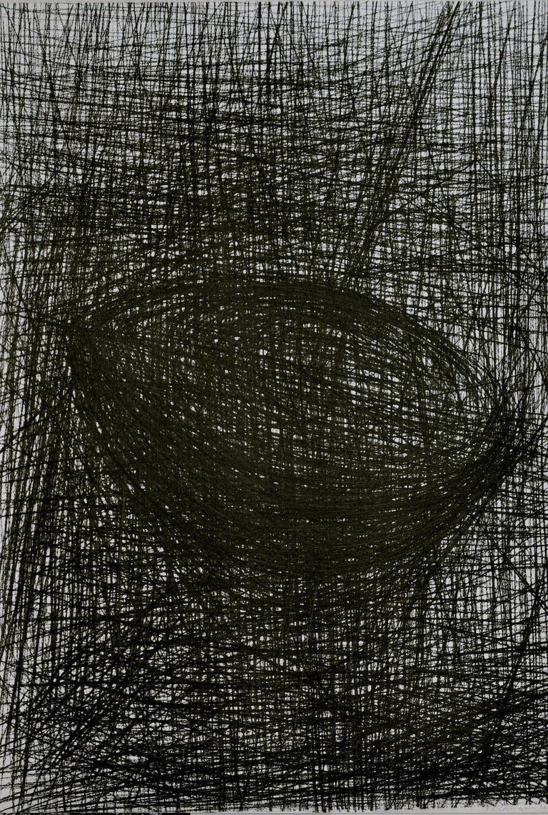 Krzysztof Gliszczyński - Mandorla Motif - Expressive Charcoal On Paper ...