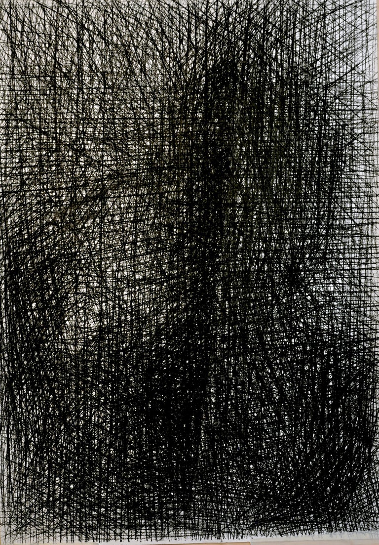 Krzysztof Gliszczyński - Shadow - Expressive Charcoal On Paper Painting ...