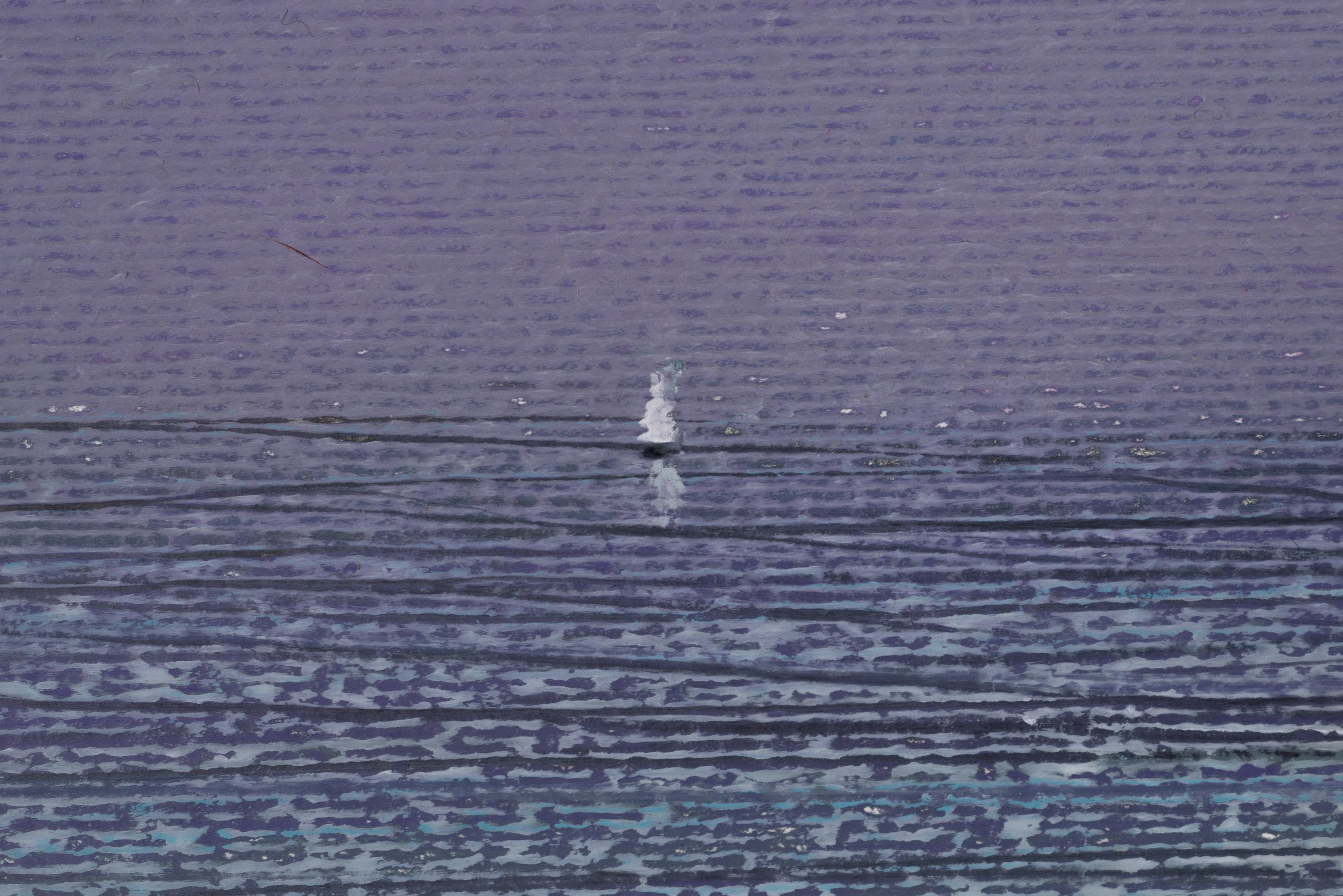 Janusz Kokot - Beach 2 - Contemporary Landscape Oil Pastel Painting ...