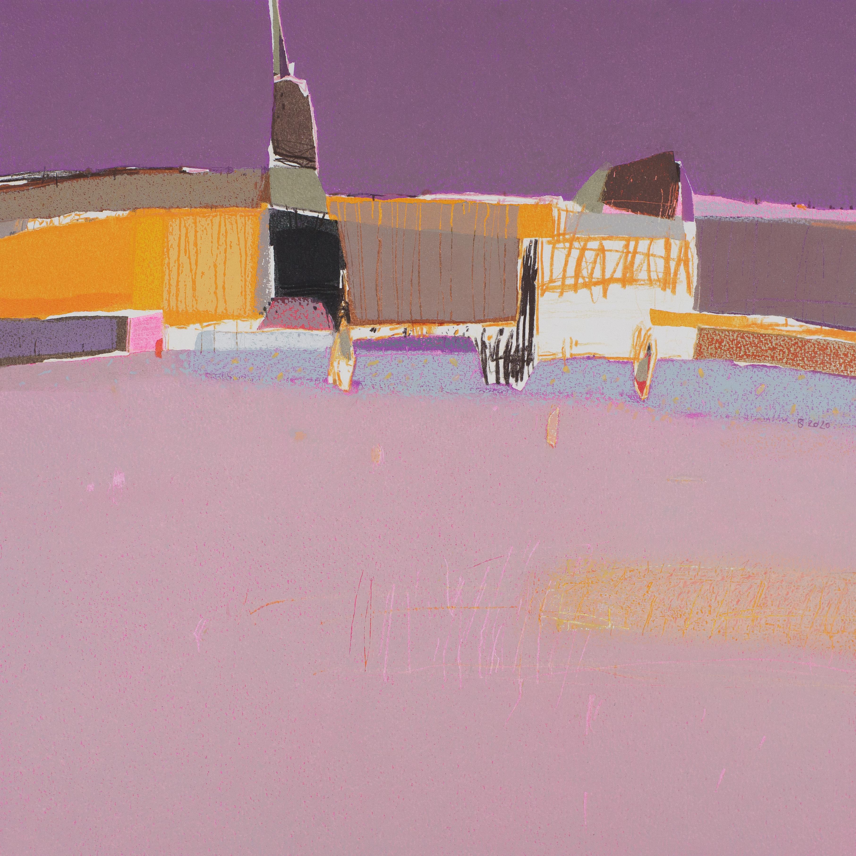 Janusz Kokot - HEN - Contemporary Landscape and Animal Oil Pastel ...