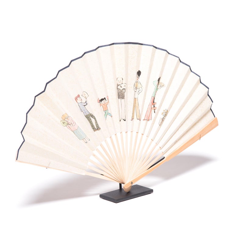 Deng Ying - "Winter in the Park," Ink on Paper, 2011 For Sale at 1stDibs