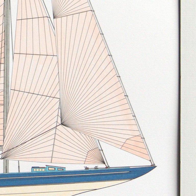 Philippe Mallet - "Ranger", 1937 America's Cup Winner J-Class Racing ...