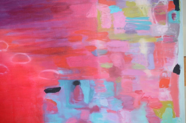 Christine Morin - "Remains of Oblivion", Pink Red Light Green Pattern ...