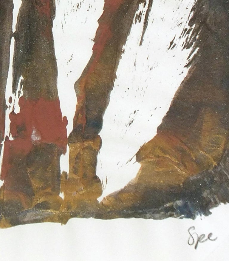Spe - English Abstract Painting - Modern Grass For Sale at 1stDibs ...