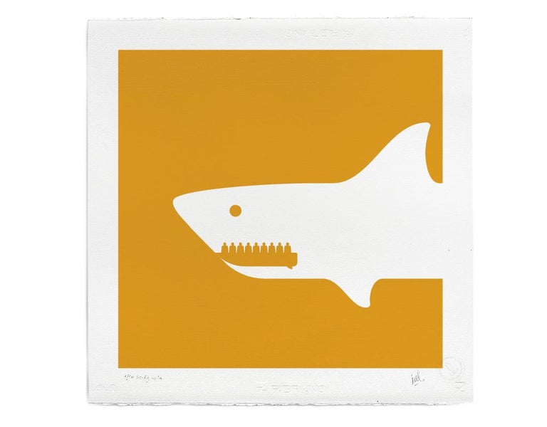 Negative Space Shark