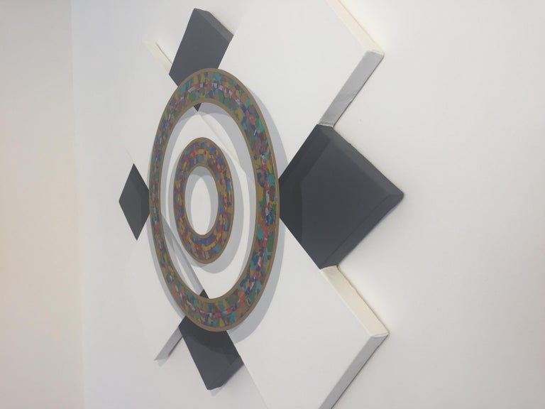 Jack Reilly - Jack Reilly, Circles of Time, Mixed Media, Abstract ...