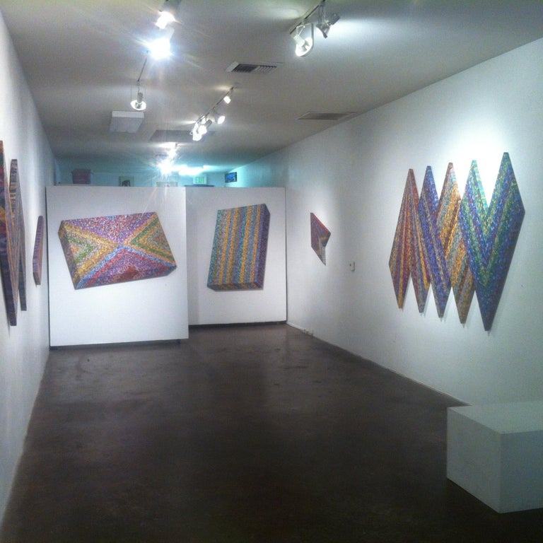 Jack Reilly - Jack Reilly, Primary Unit with Double Diagonals, Acrylic ...