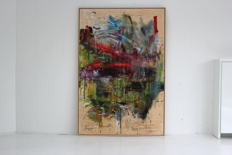 Stefan Heyer - Falling Water, Stefan Heyer, Abstract Collage, Mixed ...