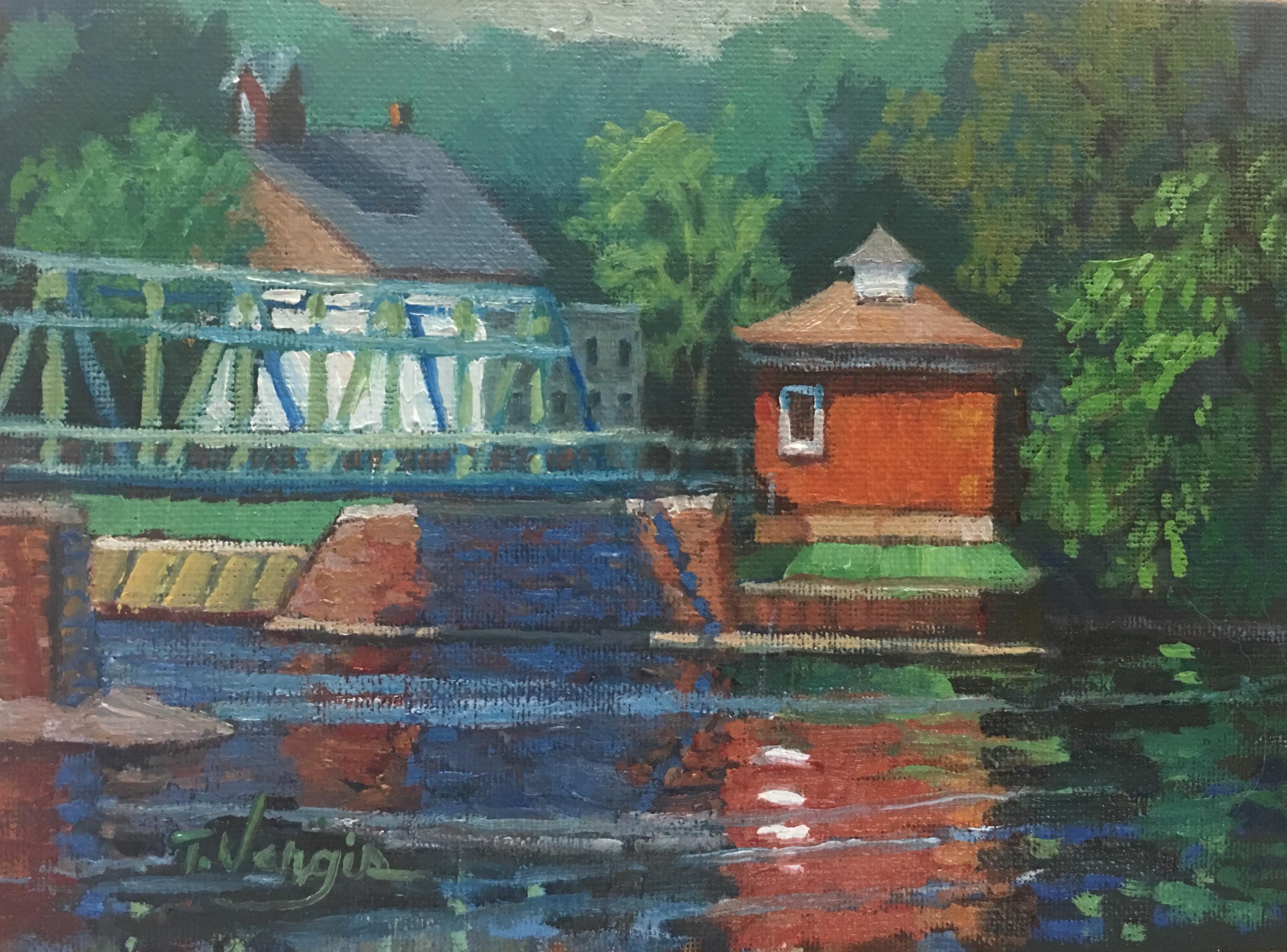 Trisha Vergis - Trisha Vergis, Original Oil on Canvas, Now and Then ...