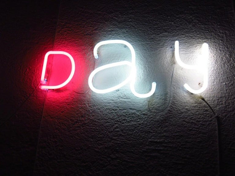 Emanuel Mooner - Today Will Be A Good Day, 21st century, modern, neon ...