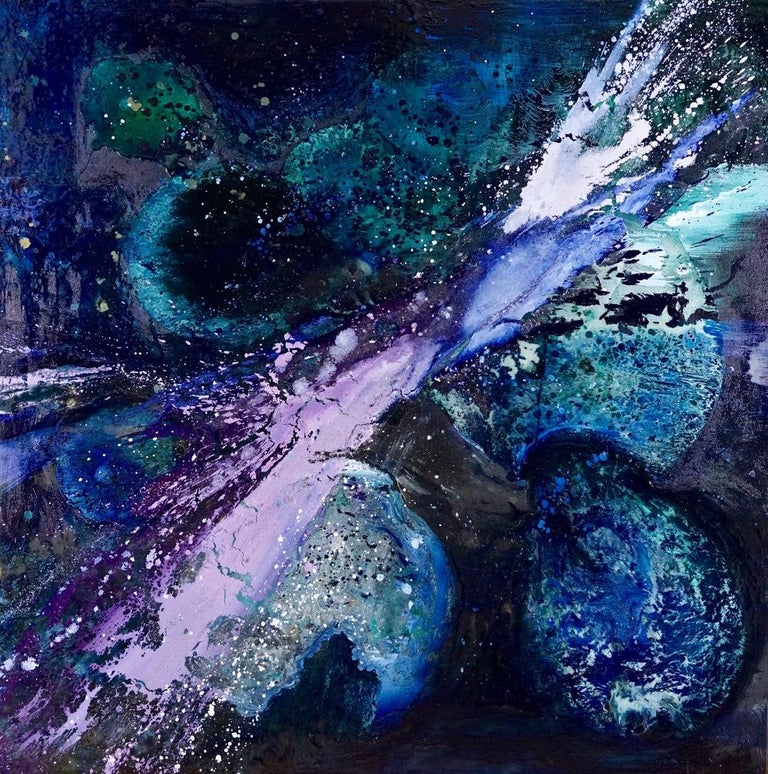 Sarah Raskey - Ground Control to Major Tom, Sarah Raskey. Blue, green ...