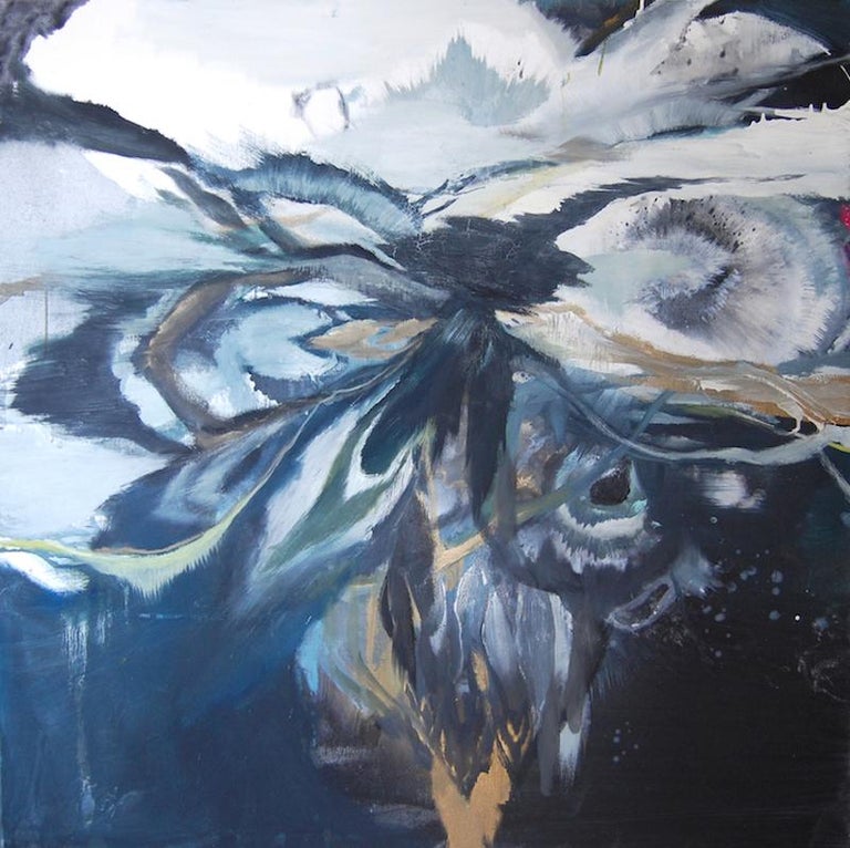 Sarah Raskey - It Comes In Waves, Sarah Raskey. Blue and black ...