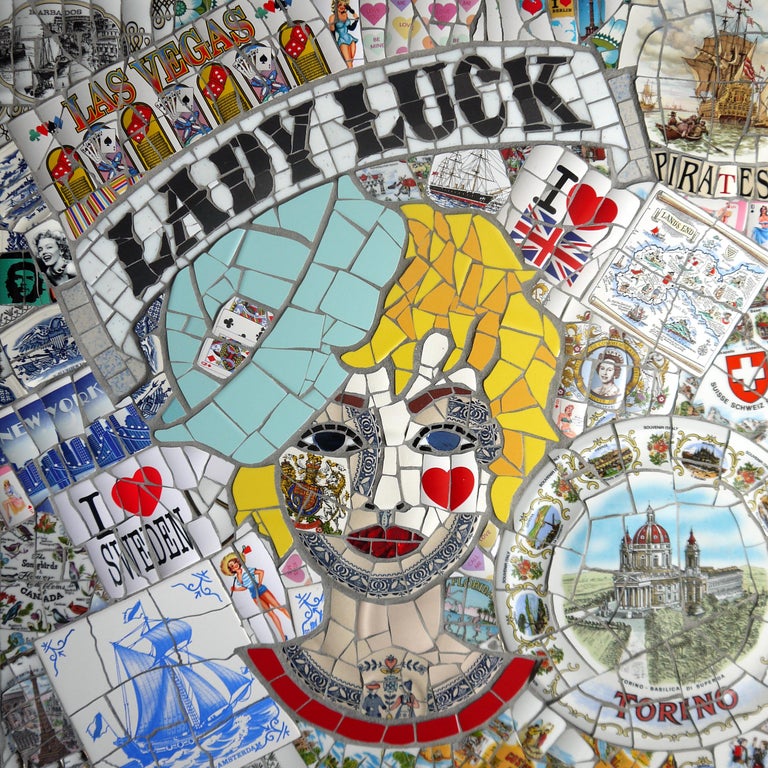 Susan Elliott - Lady Luck, Recycled Ceramic by English Artist Susan ...
