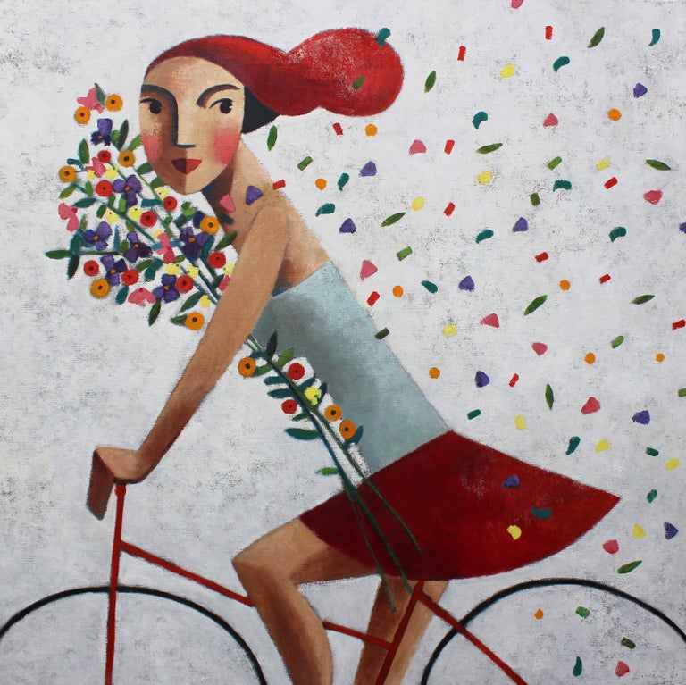 Didier Lourenço - I Don't Care (White), Original Oil Painting by ...