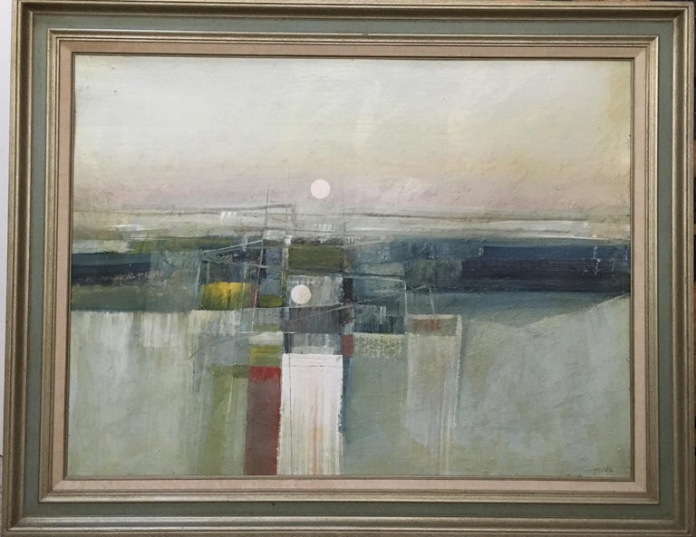 Paul Chelko 1 - Paul Chelko "December Sun" Mid Century Abstract ...