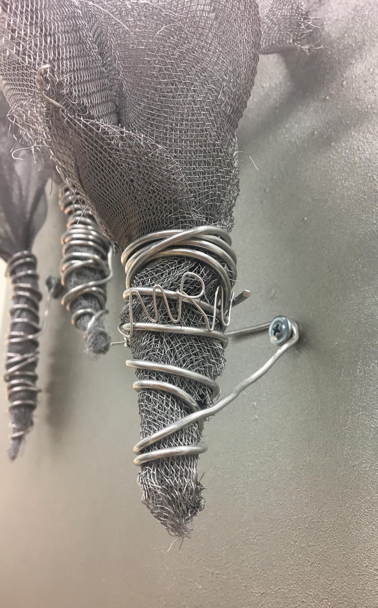Melanie Newcombe - "ROSES SILVER" Sculpture 19" x 17" x 7" inch by ...