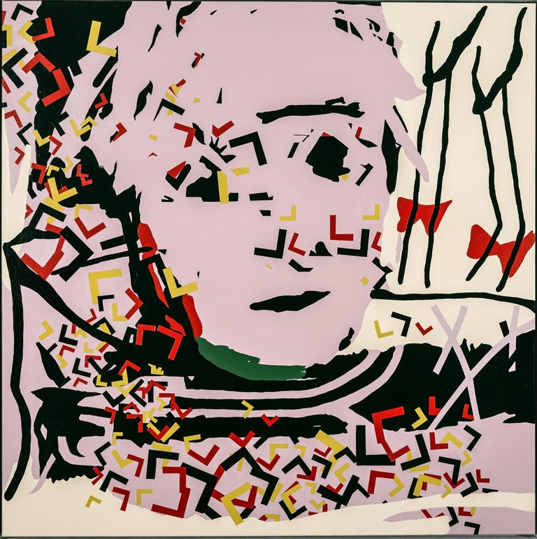 Ty Joseph - "Warhol" Acrylic on canvas Painting 36" x 36 inch by Ty ...