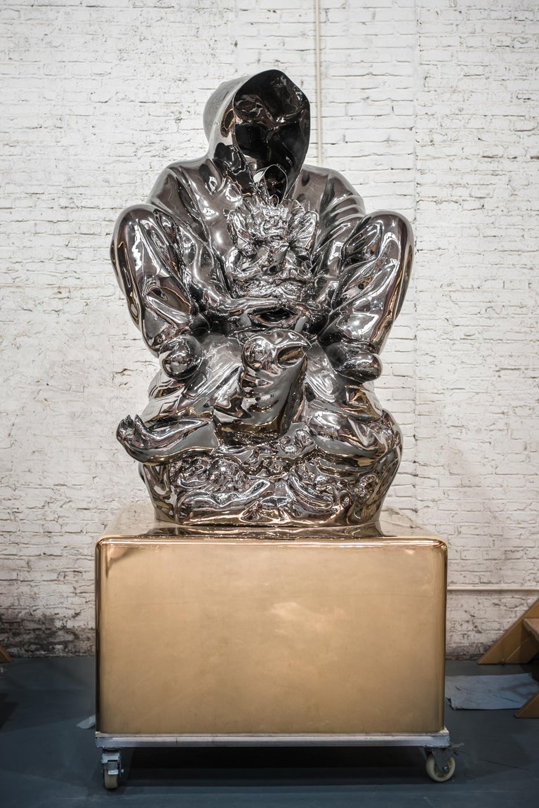 Huang Yulong - "Pagoda" Stainless steel sculpture Edition 3/3 by Huang ...
