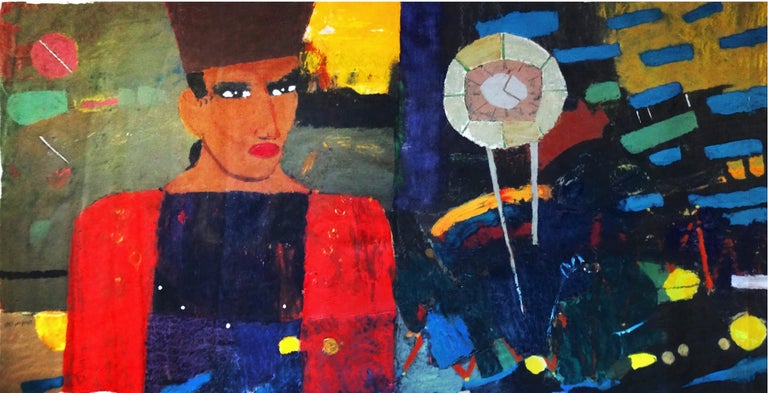 Ashraf Zamzami - "Emperor" Oil Painting 41 "x 78"inch by Ashraf Zamzami ...