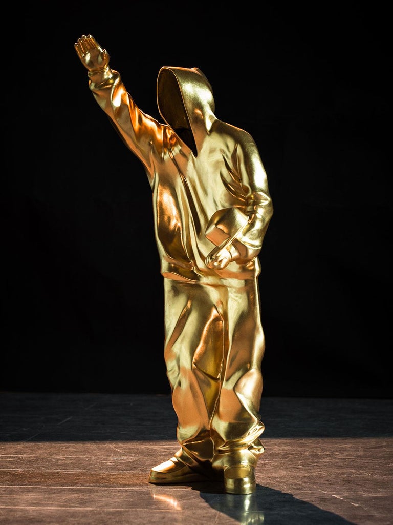 Huang Yulong - "Leader" Bronze sculpture 21" x 7" x 7" inch Edition 6/8 by Huang Yulong For Sale ...