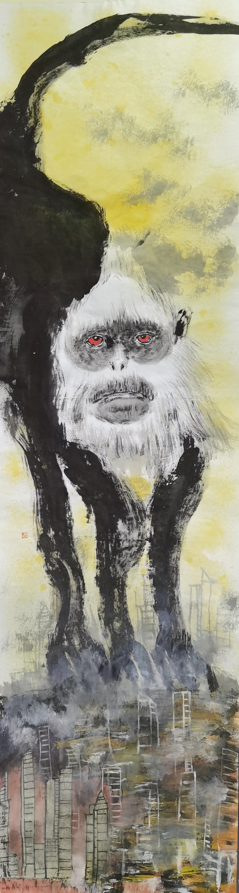 Qiu Shui - Chinese Contemporary Art by Qui Shui - Visitors from Outside ...