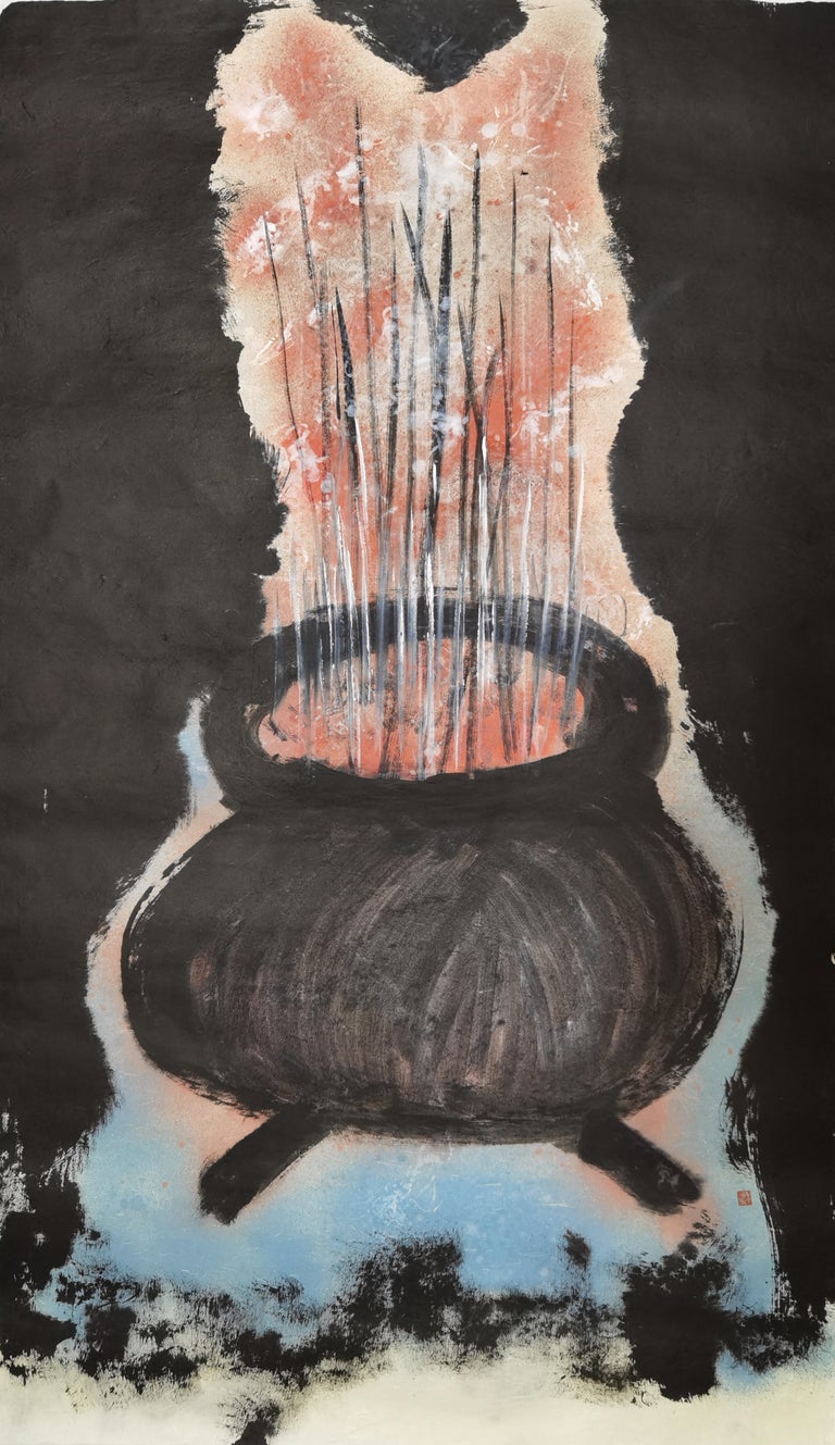 Qiu Shui - Chinese Contemporary Art by Qui Shui - Pray for For Sale at ...