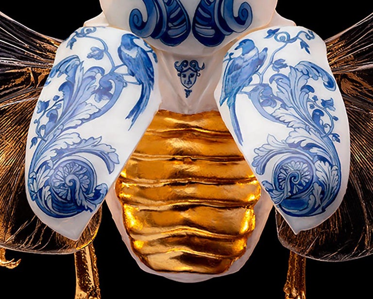 Samuel Dejong - Goliath Beetle Open - 21st Century, Contemporary, Figurative, Print, Insect For ...