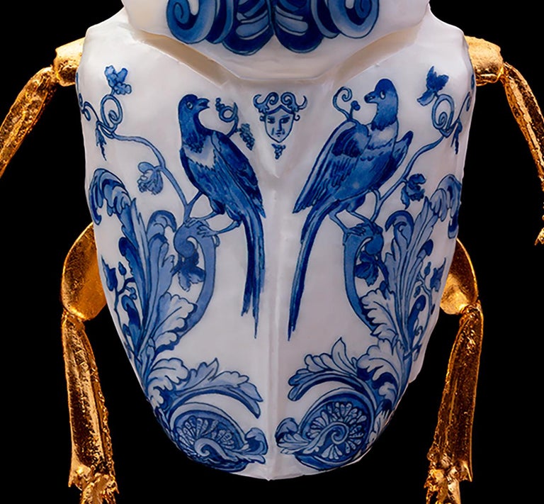 Samuel Dejong - Goliath Beetle Closed - 21st Century, Contemporary, Figurative, Print, Insect ...