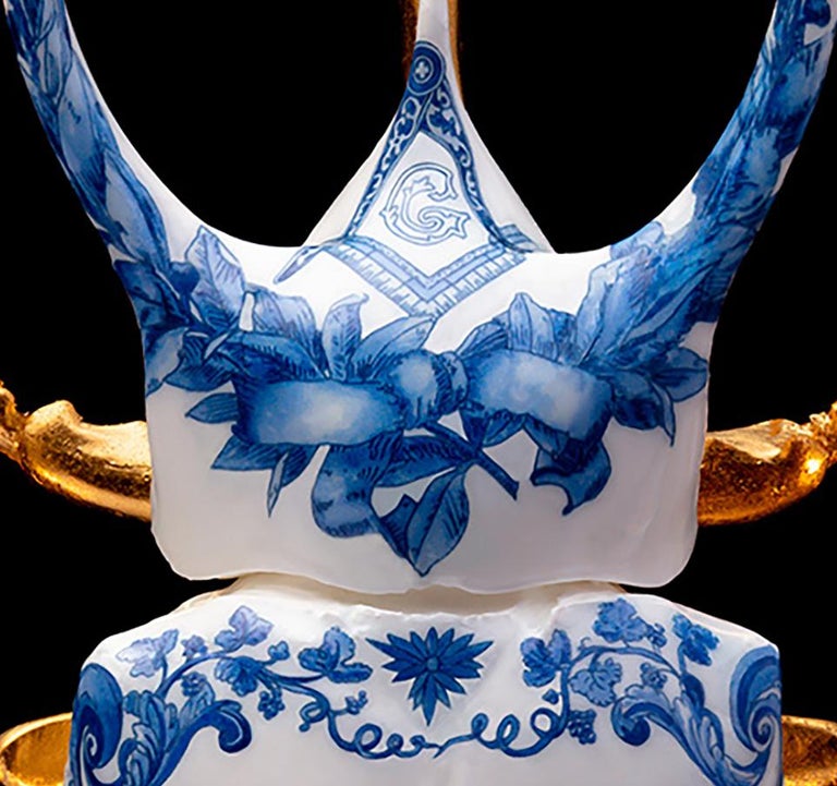 Samuel Dejong - Atlas Beetle Closed - 21st Century, Contemporary, Figurative, Print, Insect For ...