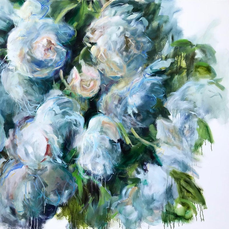 Jamie Evrard - Estate of Summer, Jamie Evrard, Oil on Canvas, Unframed ...