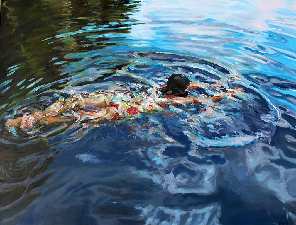 Vicki Smith - Original Painting by Vicki Smith, Flux and Form, Oil on ...