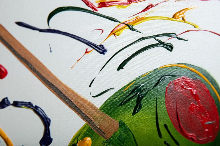 Michael Godard - Michael Godard Large Olive Original Acrylic Painting ...